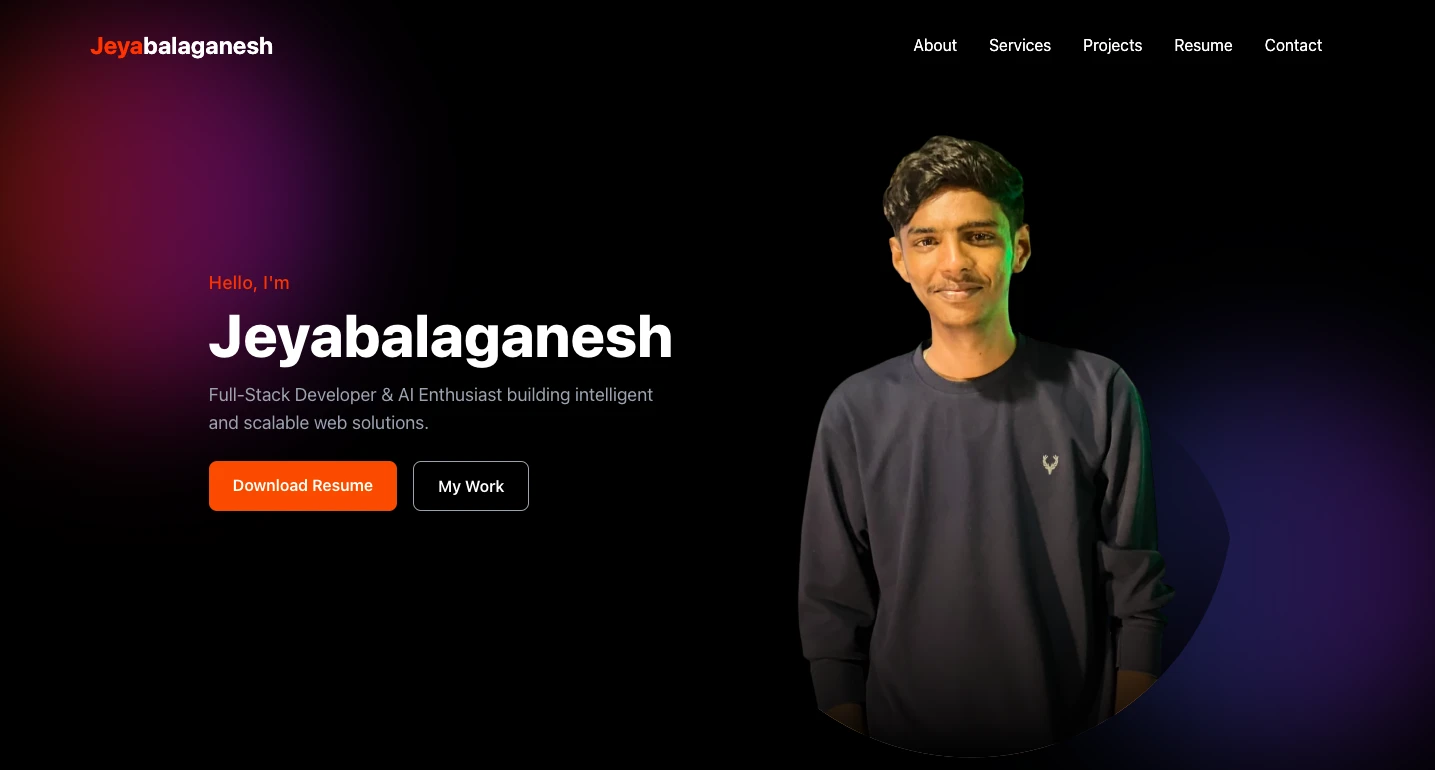 Jeyabalaganesh S | MERN Stack Software Developer